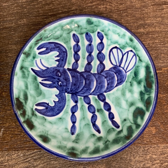 Hand Crafted | Accents | Handmade Crab Lobster Pottery Decorative Mini ...